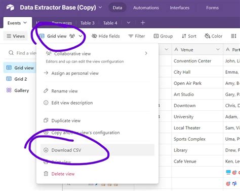 how to export excel csv and more on airtable