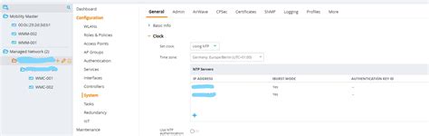 Problem Configuring NTP On Controller Wireless Access