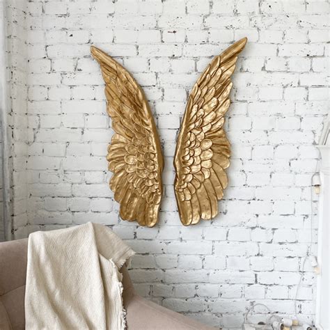 Панно крылья ангела "Angel" (золото) купить на OZON по низкой цене ...