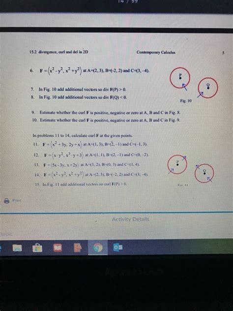 solved problems 1 estimate whether the div f is positive
