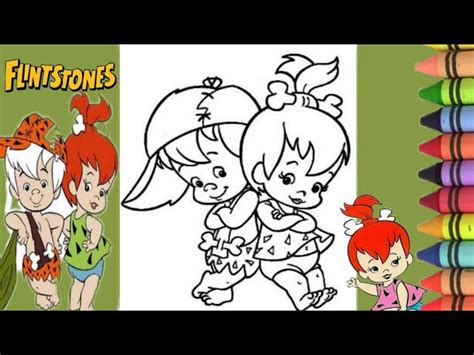 Pebbles Flintstone Coloring Book Flintstones The Coloring Books