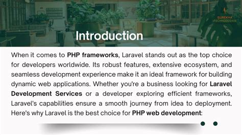 Ppt Why Laravel Framework Is Best For Php Web Development 10 Reasons Powerpoint Presentation