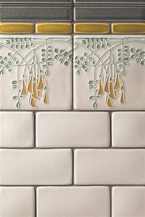 Flora — Motawi Tileworks Art Nouveau Tiles Tile Art Arts Crafts Style