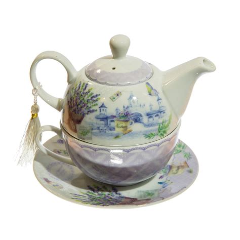 Set Tea For One Cu Lavanda In Ghiveci