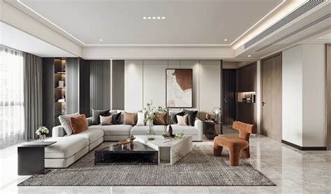 【新提醒】现代客餐厅 室内设计 拓者设计吧 花瓣网