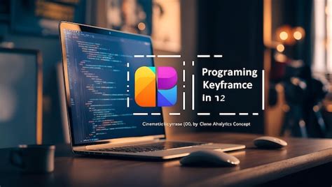 iconographic programming interface and code pipeline concept for software development adobe