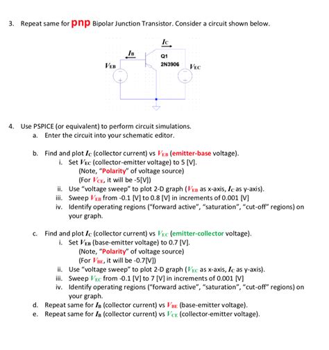 Solved Pre Lab Assume β 100 1 5 x 10 16 V VBE ON 0 8 Chegg com