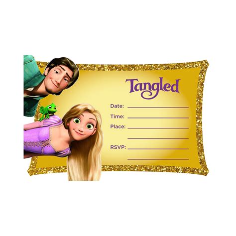 Rapunzel Birthday Invitation