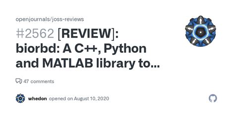 Review Biorbd A C Python And Matlab Library To Analyze And Simulate The Human Body