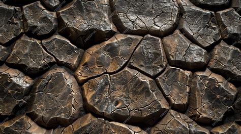 Premium Photo Dark Cracked Stone Texture Weathered Rock Surface