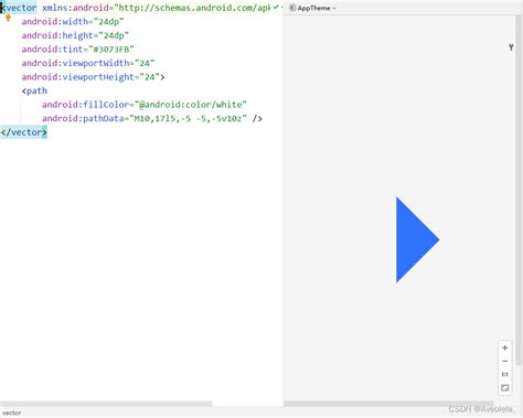 怎么在android中使用xml创建右向箭头？ android 代码画一个箭头 csdn博客