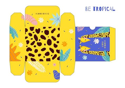 Premium Vector Hand Drawn Box Design Template