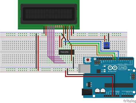 lcd dengan shift register 74hc595 tutorial arduino fikrirp tech