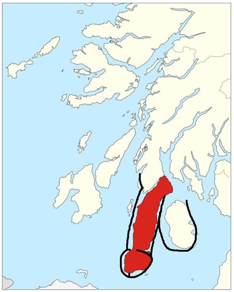 Post 1396739 Inanimate Map Mull Of Kintyre Scotland United Kingdom