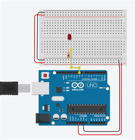 fading led with arduino analog output in tinkercad 7 steps with