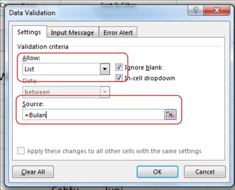 Cara Membuat Dropdown List Pada Microsoft Office Excel Dengan Mudah