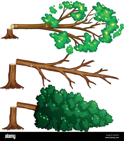 Clipart Illustration Environment Deforestation Stock Photos Clipart Illustration Environment