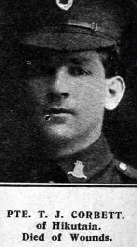 Thomas Joseph Corbett New Zealand War Graves Project
