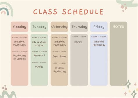 3rd year 2nd sem class schedule positive psychology psychology research