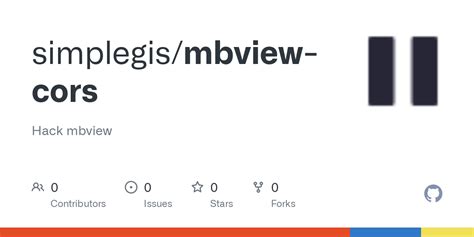 Github Simplegis Mbview Cors Hack Mbview