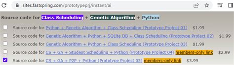 Prototype Project Source Code For Class Scheduling Genetic Algorithm