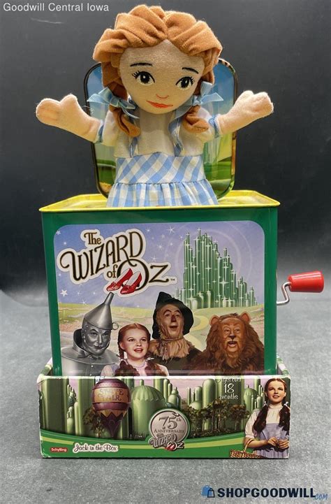 The Wizard Of Oz 75th Anniversary Dorothy Jack In The Box Schylling