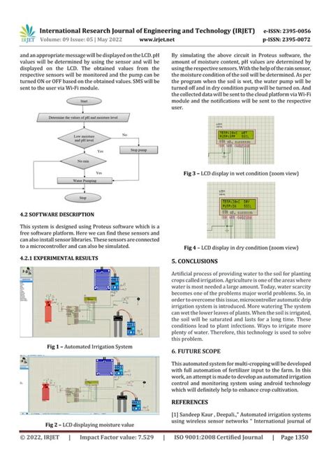 Automated Watering And Irrigation System Using IoT PDF Agriculture Industries