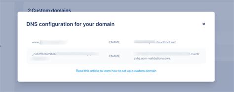 custom domain connect one in 2025