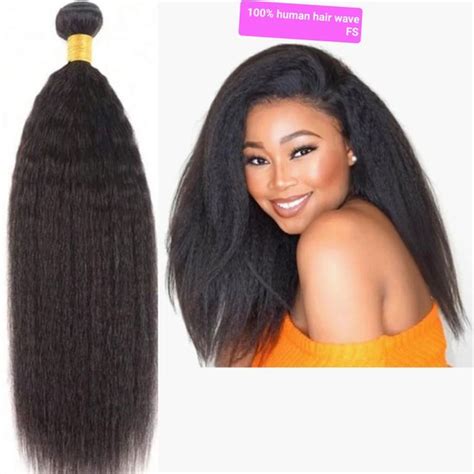 Frazimasho Nl Yaki Weave Hair Extensions 16 Inch Kinky Steil 1b