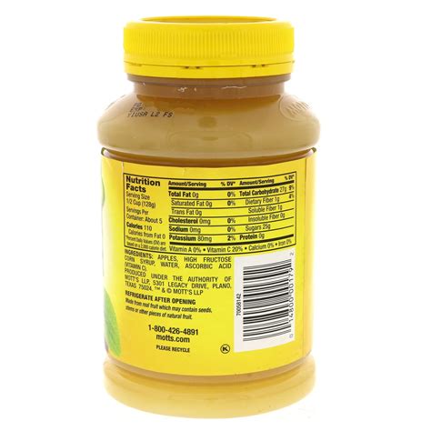 Motts Apple Sauce Original 680 G Online At Best Price Lulu Kuwait