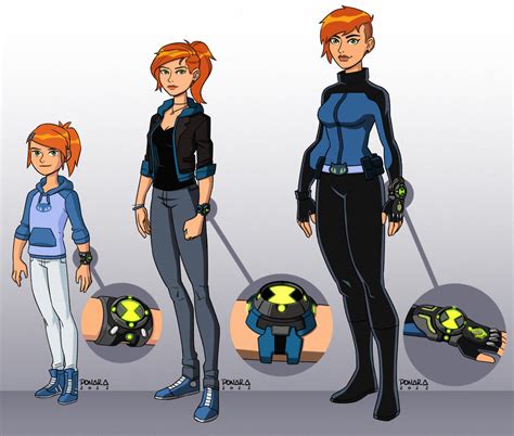 Gwen 10 Years Gwen Adult Gwen Future Gwen 10k By Igorben1000000 On