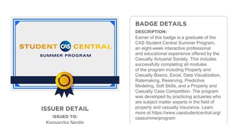 Just Received My Cas Student Central Summer Program Participant From