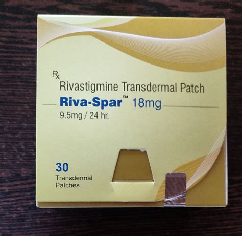 Rivaspar 18mg Patch At Rs 125 In Thane Id 6755133 Amod Drug Agencies
