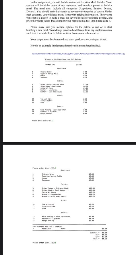 Solved In Python Please In This Assignment You Will Build Chegg