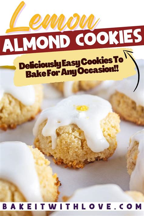 Easy Lemon Almond Cookies Tasty Gluten Free Cookie Recipe