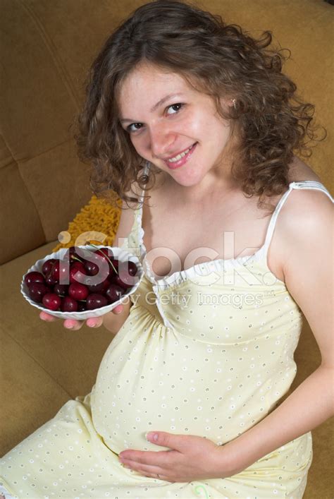 Pregnant With Cherries Stock Photo Royalty Free Images Freeimages