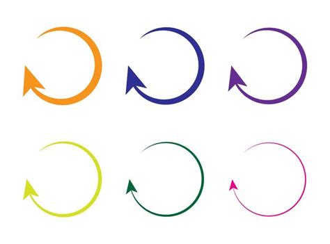 Premium Vector Refresh Icon Or Symbol Restart Icon Circle Arrow Symbolizes Vector