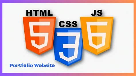 Portfolio Website Using HTML CSS JavaScript Tutorial