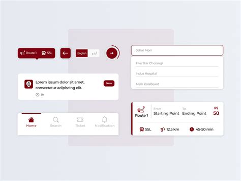 Mobile App Ui Components By Hussain Ahmed Senior Product Designer On