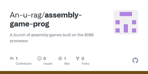 Github An U Ragassembly Game Prog A Bunch Of Assembly Games Built