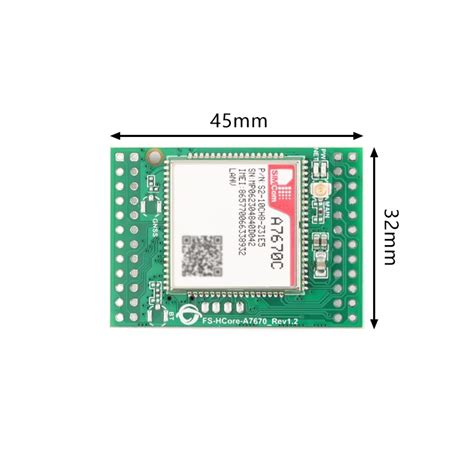 Sim A7670c 4g Lte Cat 1 Module With Built In Antenna Rees52