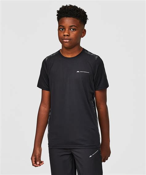 Junior Illuminate 2 0 T Shirt Black Monterrain