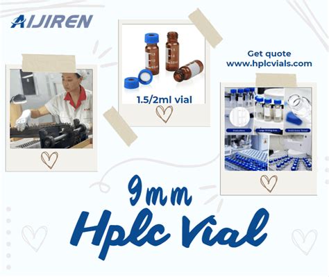 Hplc Autosampler Vial 1 5 2ml 9mm Lab Use Aijiren Vials For Hplc Gc