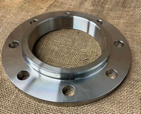 6 Flange In 316l Stainless Steel Table E With 6 Female Bsp Threaded Centre As2129