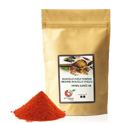 Guajillo Chile Powder Ground Guajillo Chiles Mexican Item Weight 8oz