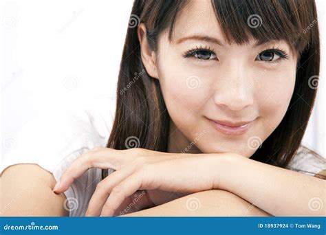 Jeune Et Beau Femme Asiatique Photo Stock Image Du Heureux Assez