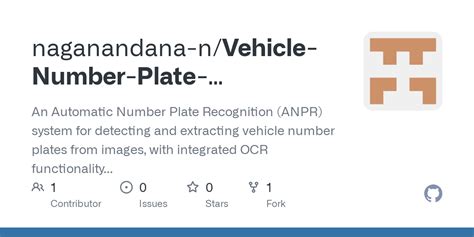 github naganandana n vehicle number plate recognition using cv2 an