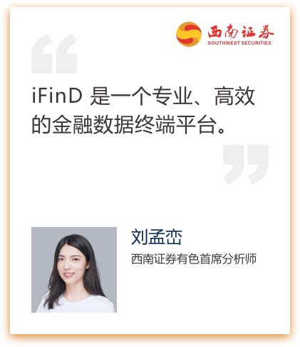 同花顺iFinD青春版 金融数据终端