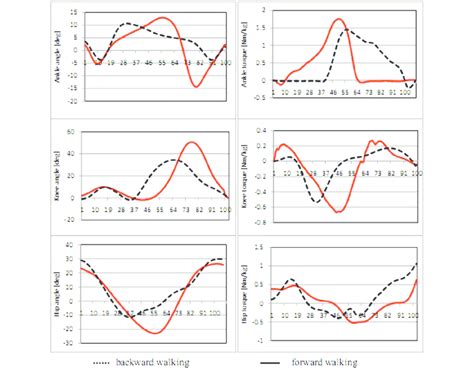 Kinematic And Kinetic Parameters For Ankle Knee And Hip Joint During Download Scientific