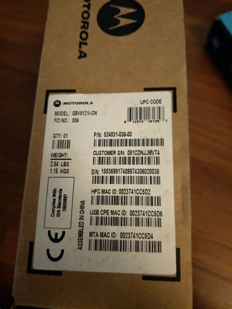 Motorola Modem Computers Tech Parts Accessories Networking On Carousell